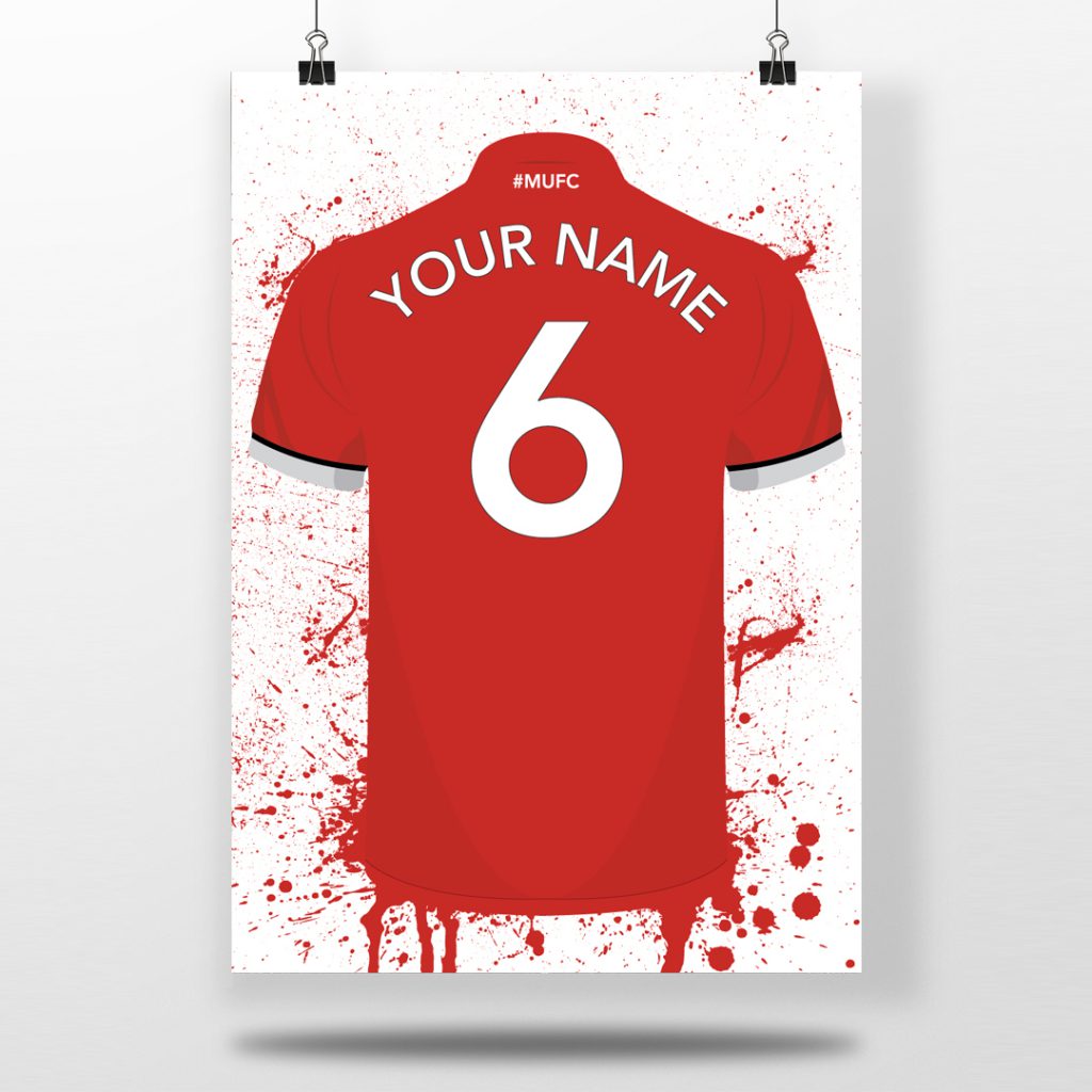 Manchester United Poster Print - Football Gifts, Football Posters ...