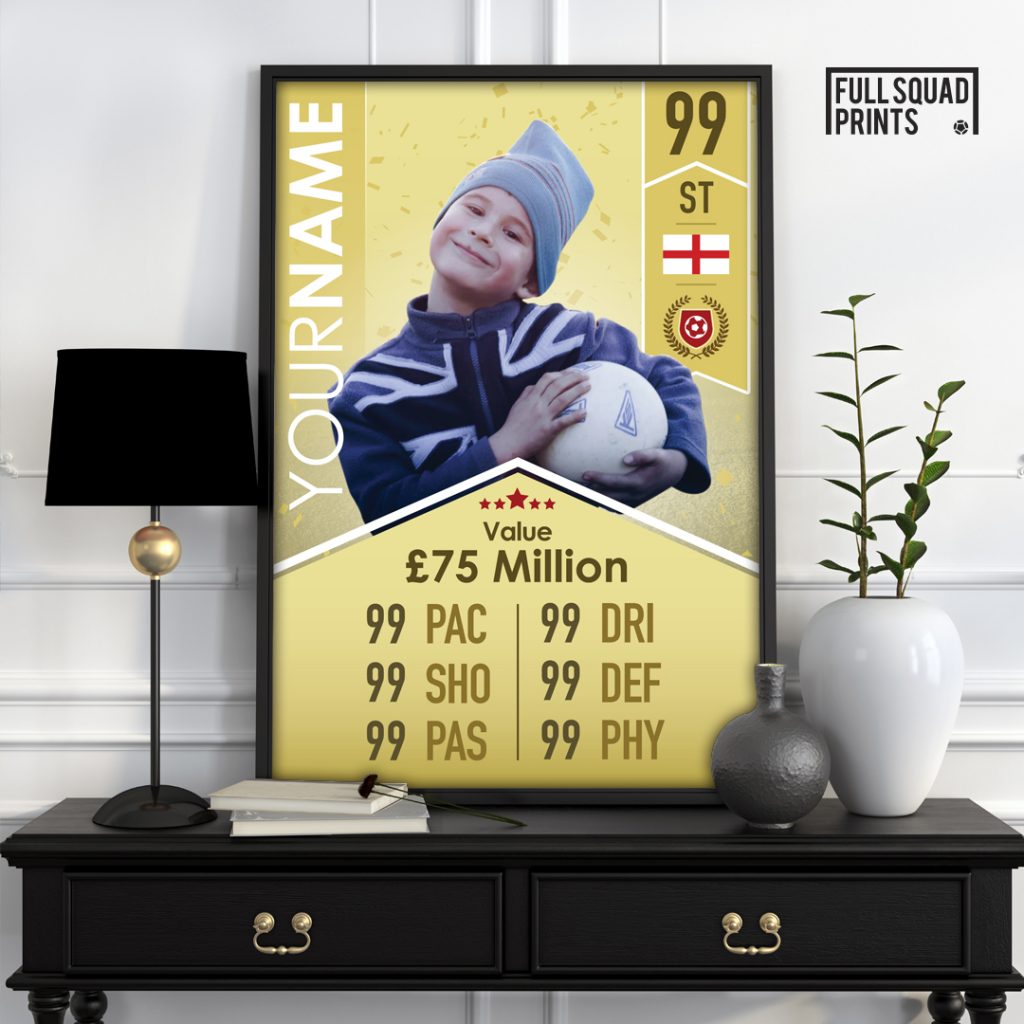 Personalised Football Poster - Football Gifts, Football Posters ...