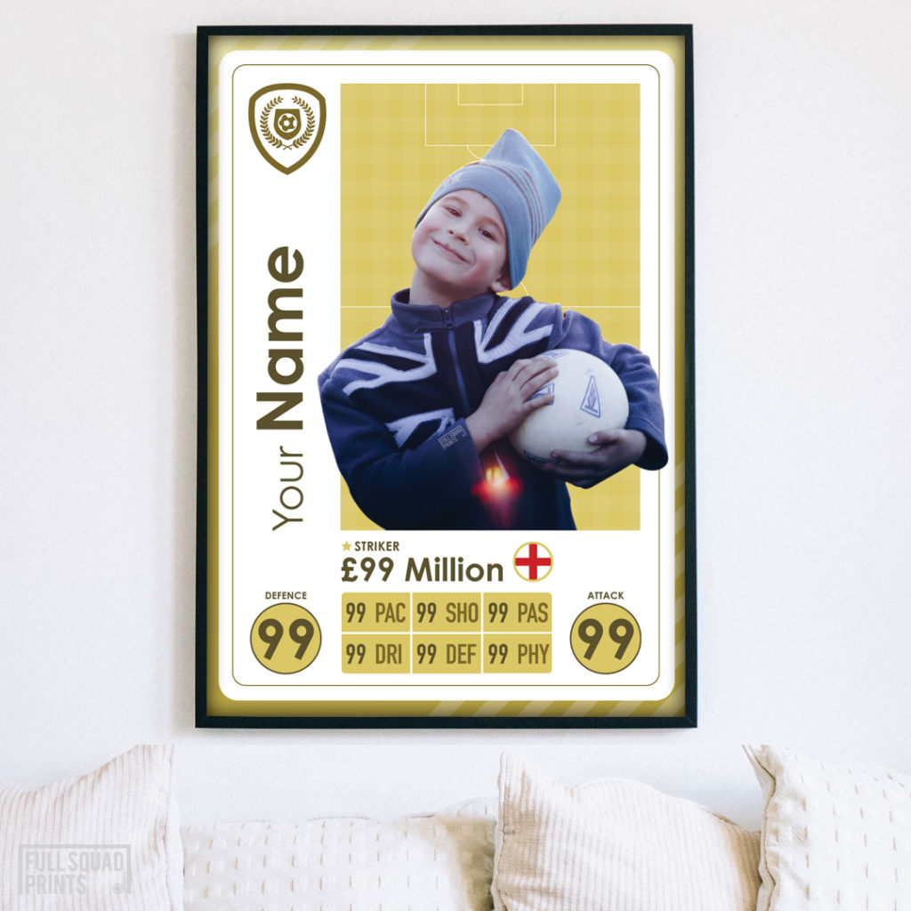 Personalised Football Poster - Football Gifts, Football Posters ...