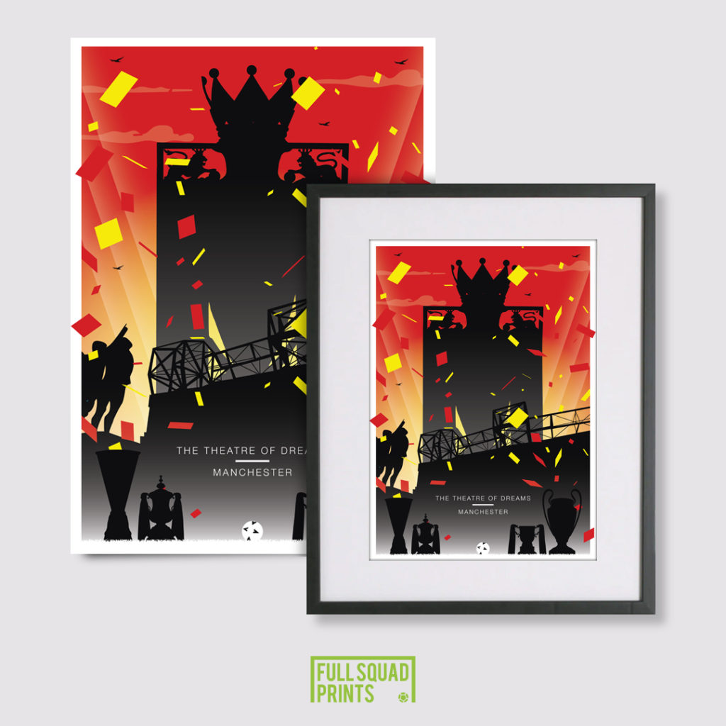 Manchester United Poster - The Theatre Of Dreams - SAVE 20% TODAY!